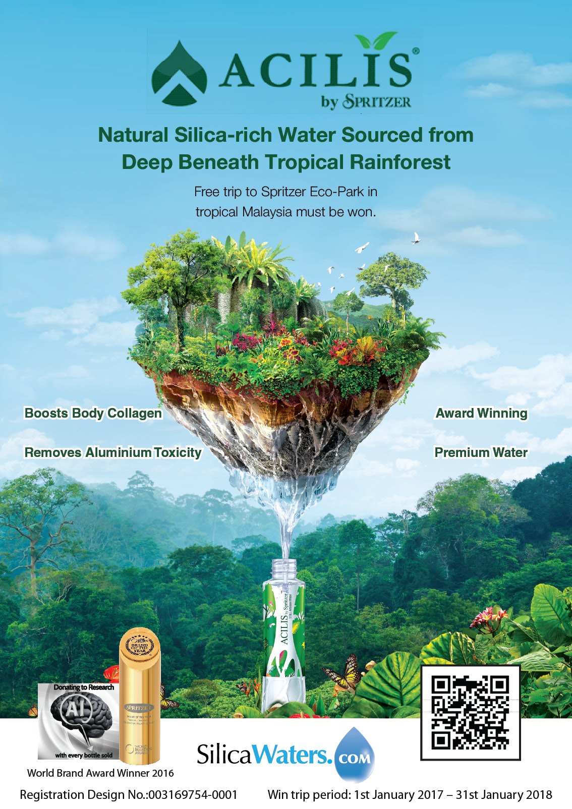 New Silica Rich Mineral Water | Silica in Acilis by Spritzer good for ...