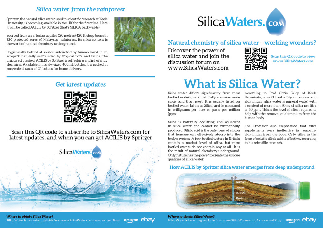 New Silica Rich Mineral Water | silica-waters-a4-a5-1