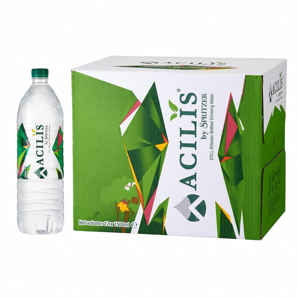 New Silica Rich Mineral Water | ACILIS by Spritzer Natural Silica Water ...
